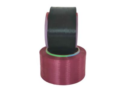 China Recycled PA 6 POY Dope Dyed Nylon Yarn 20D-300D for DTY Textile Manufacturing for sale