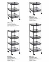 China Stainless Steel Freestanding Kitchen Rack Multi Layer Removable For Vegetable Fruit for sale