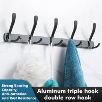 China Aluminum Contemporary Stainless Steel Robe Hooks Hanger Multipurpose for sale