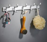 China Heavy Duty Stainless Steel Bathroom Hooks , Wall Mounted Coat Hooks Multifunctional for sale