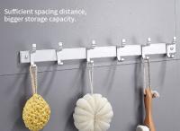 China Heavy Duty Stainless Steel Bathroom Hooks , Wall Mounted Coat Hooks Multifunctional for sale
