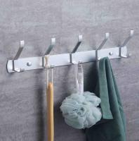 China Aluminum Alloy Stainless Steel Clothes Hanger Hooks Wall Mounted OEM ODM for sale
