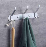 China Aluminum Alloy Stainless Steel Clothes Hanger Hooks Wall Mounted OEM ODM for sale