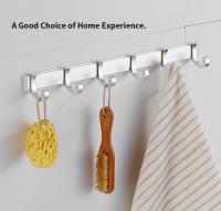 China Aluminium Oxidation Finish Stainless Steel Robe Hooks For Coat Jacket Backpack for sale