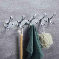 China 8 Inch Stainless Steel Robe Hooks Multifunctional For Jacket Bathrobe Scarf for sale
