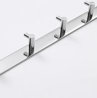 China Durable Stainless Steel Towel Hook , Coat Hook Rail Wall Mounted For Foyer Hallway for sale