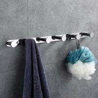 China Wall Mounted Stainless Steel Robe Hooks With Mirror Polishing Finish for sale