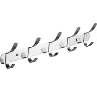 China Wall Mount SS304 Stainless Steel Coat Rack With Polished Brushed Finish Waterproof for sale