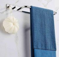 China Mirror Polishing SUS304 Stainless Steel Towel Rack Holder 24 Inch For Kitchen Bathroom for sale