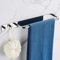 China Mirror Polishing SUS304 Stainless Steel Towel Rack Holder 24 Inch For Kitchen Bathroom for sale