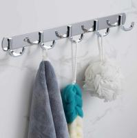 China Chrome Plating Silver Stainless Steel Robe Hooks For Hanging Coats OEM for sale