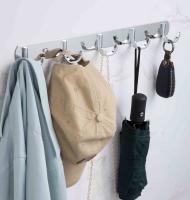 China Chrome Plating Silver Stainless Steel Robe Hooks For Hanging Coats OEM for sale