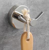 China Wall Mounted Decorative Stainless Steel Hook Rack For Hanging Coats Backpack for sale