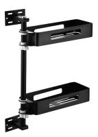 China Adjustable Wall Spice Rack Organizer 304 Stainless Steel Material for sale