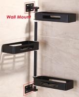 China Adjustable Wall Spice Rack Organizer 304 Stainless Steel Material for sale