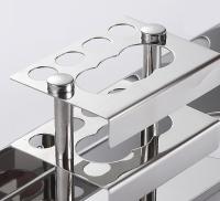 China Multifunctional Wall Mounted Bathroom Shelf , Stainless Steel Toothbrush Holder OEM for sale