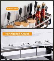 China OEM ODM Wall Mounted Kitchen Shelf With Mirror Polished Stainless Steel 304 Material for sale