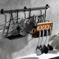 China Multipurpose Wall Mounted Kitchen Shelf SUS304 Stainless Steel Material for sale