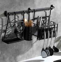 China Multipurpose Wall Mounted Kitchen Shelf SUS304 Stainless Steel Material for sale