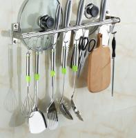 China 304 SS Kitchen Shelf , Wall Mounted Kitchen Rack Silver Mirror Polishing Color for sale