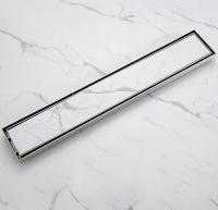 China Matte Silver Shower Floor Drain Linear Rectangular Shape For Basement for sale