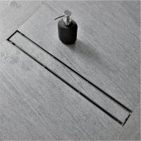 China Matte Silver Shower Floor Drain Linear Rectangular Shape For Basement for sale