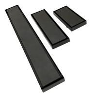 China Matte Silver Shower Floor Drain Linear Rectangular Shape For Basement for sale