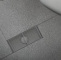 China Stainless Steel Deodorant Shower Floor Drain Linear With Removable Heel Guard Grate for sale