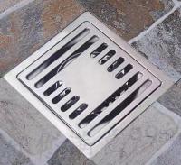 China 4 Inches Mirror Polished Silver Shower Floor Drain With Removable Filter Hair Sundries Cover for sale