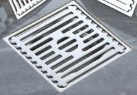 China 4 Inch Square Wet Room Shower Drain For Bathroom Swimming Pool for sale
