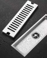China Linear Rectangular Shower Floor Drain With Brush Polishing Finish ODM for sale