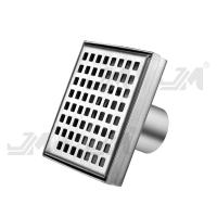 China Square Shower Floor Drain Brushed 304 Stainless Steel Material for sale