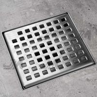 China Square Shower Floor Drain Brushed 304 Stainless Steel Material for sale