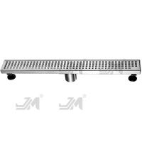 China Linear 24 Inch Shower Drain , Square Floor Drain Brushed 304 Stainless Steel Material for sale