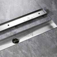 China 24 Inch Rectangle SS Shower Drain , Linear Floor Drain For Shower Bathrooms for sale