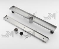 China 24 Inch Rectangle SS Shower Drain , Linear Floor Drain For Shower Bathrooms for sale