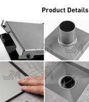 China Flat Cover Shower Floor Drain SUS304 Material For Bathrooms Kitchens Garages for sale