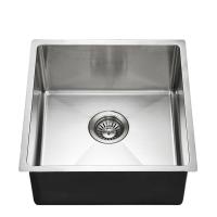 China 1.2mm Thick Stainless Steel Kitchen Sink Brushed Silver Color For Laundry Room for sale
