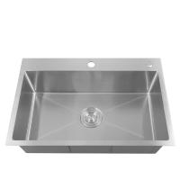 China Top Mount Farmhouse Stainless Steel Kitchen Sink For RV Travel Trailer Garage for sale