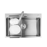 China Rectangular 27 Inch Kitchen Sink , Top Mount Workstation Sink Stainless Steel 304 Material for sale