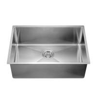 China 18 Gauge Workstation Stainless Steel Kitchen Sink With Strainer Silver Brushed Finish for sale