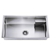 China Rectangular 33 Inch Stainless Steel Kitchen Sink With Satin Polished Finish for sale