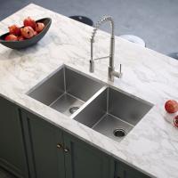 China 30x18 Inch 18 Gauge Stainless Steel Sink Undermount For Kitchen Island for sale
