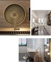 China Bronze Color Table Top Bathroom Sink SUS304 Stainless Steel Material for sale