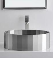 China Oval Shaped Stainless Steel Vessel Bathroom Sinks With Matte Black Matte Grey Color for sale