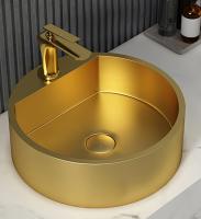 China Modern Round Stainless Steel Vessel Sinks Stain Resistant Odor Resistant for sale