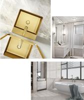China Stainless Steel 304 Bathroom Standing Sink , Square Column Pedestal Wash Basin for sale