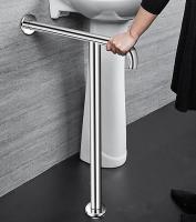 China T Shaped Stainless Steel Grab Bar With Mirror Polishing Brushed Nickel Color for sale