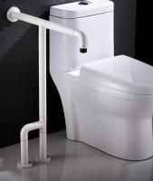 China T Shaped Bathroom Toilet Grab Bars With Non Slip Particles Luminous Circles for sale