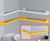 China L Shaped Stainless Steel Grab Rails , Wall Mount Handicap Toilet Grab Bars OEM ODM for sale